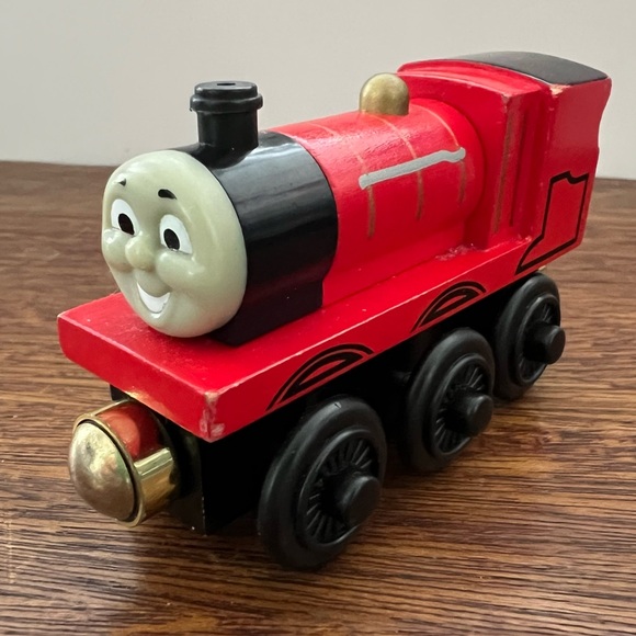 Thomas & Friends | Toys | Thomas Friends Wooden Train Tank Engine James Talking Railway Gold ...